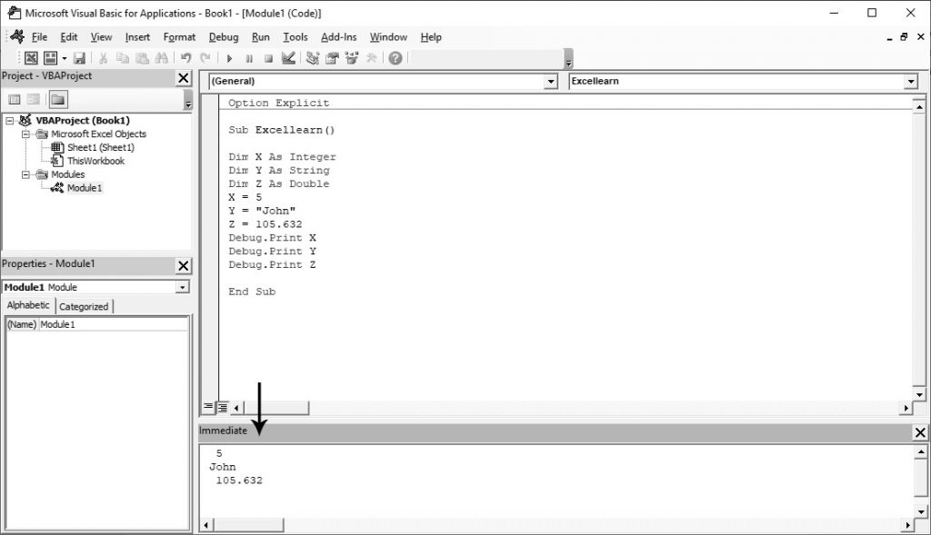 معرفی و کاربرد Debug.print در ماکرونویسی اکسل | ماکرونویسی در اکسل
